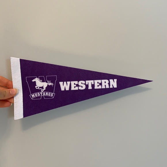western university | Wall Decor | Western University Flag | Poshmark
